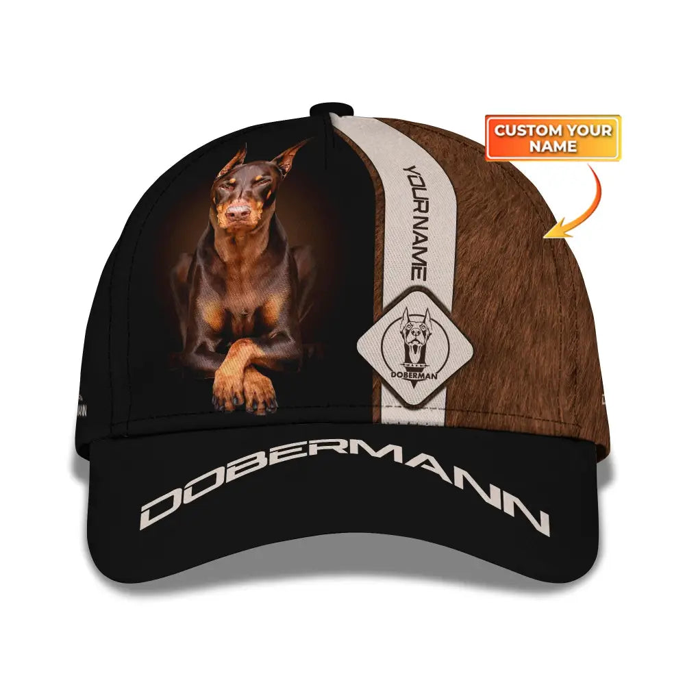 Unisex Classic Cap, Dobermann Classic Cap, Hat For Dog Lovers