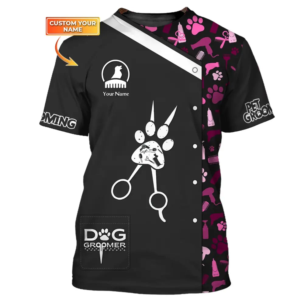 Women Shirt, Groomer Life Shirt, Pet Grooming, Groomer Sportwear