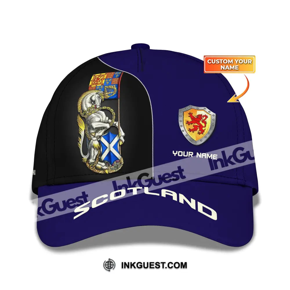 Unisex Cap, Personalized Scotland Cap, Scotland Classic Cap, Scotland