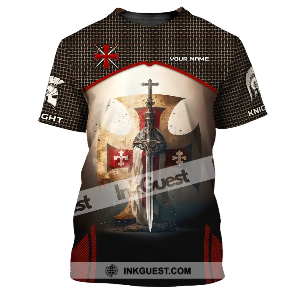 Unisex Shirt, Custom Name England Knight Polo Shirt, England Knight Po