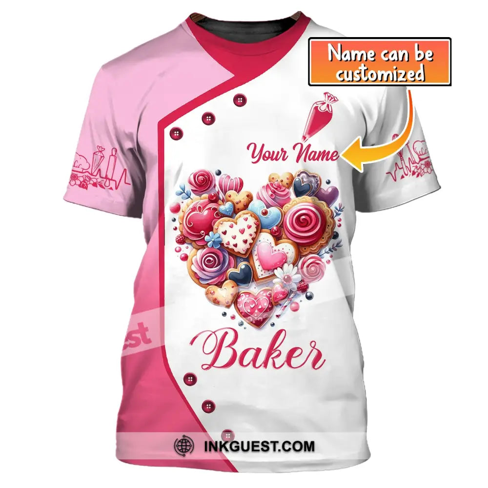 Unisex Shirt, Custom Name Bakery Shirt, Bakery Apparel, Bakery Chef Po